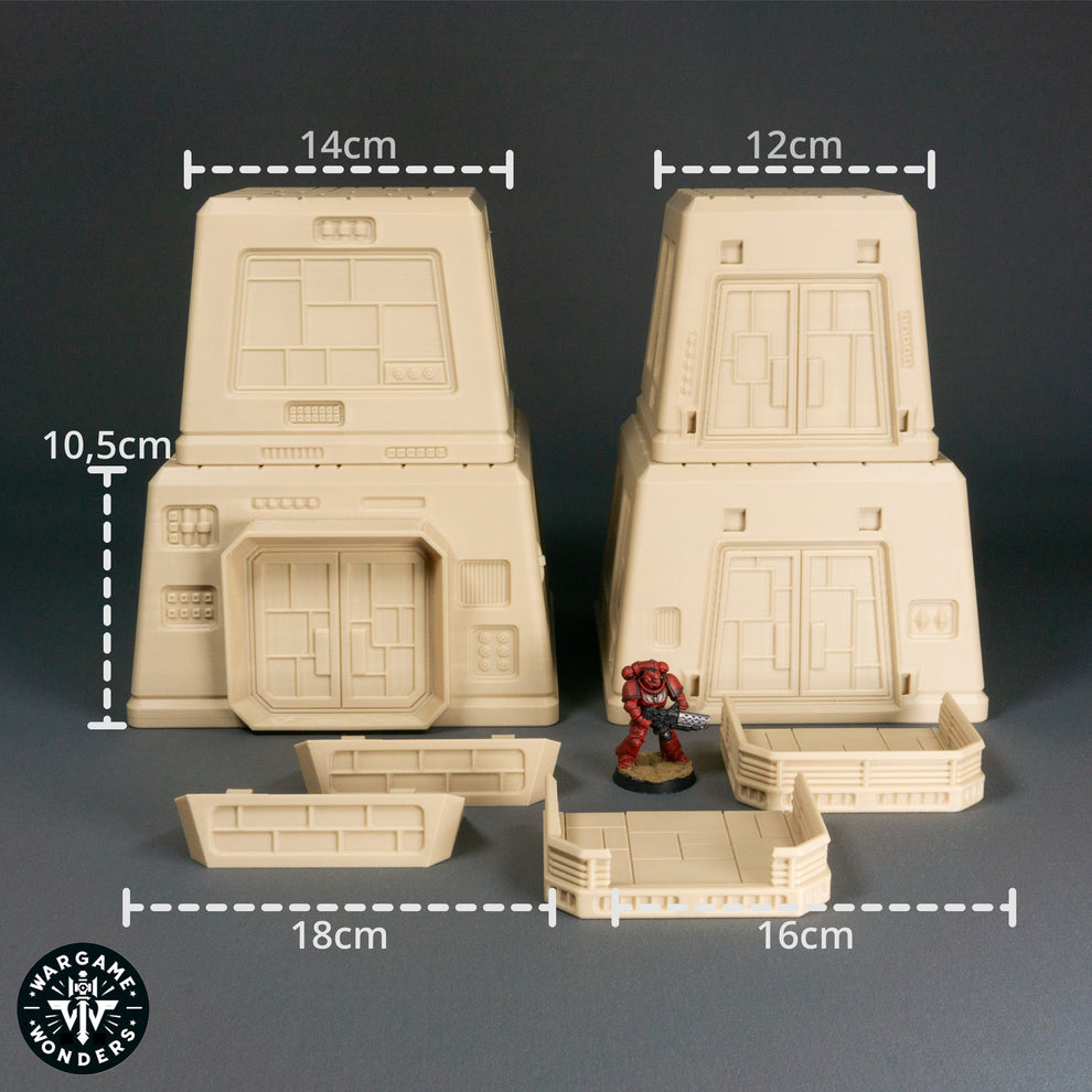 Chrome Skye Stabelbarer Tower – Wargame Wonders
